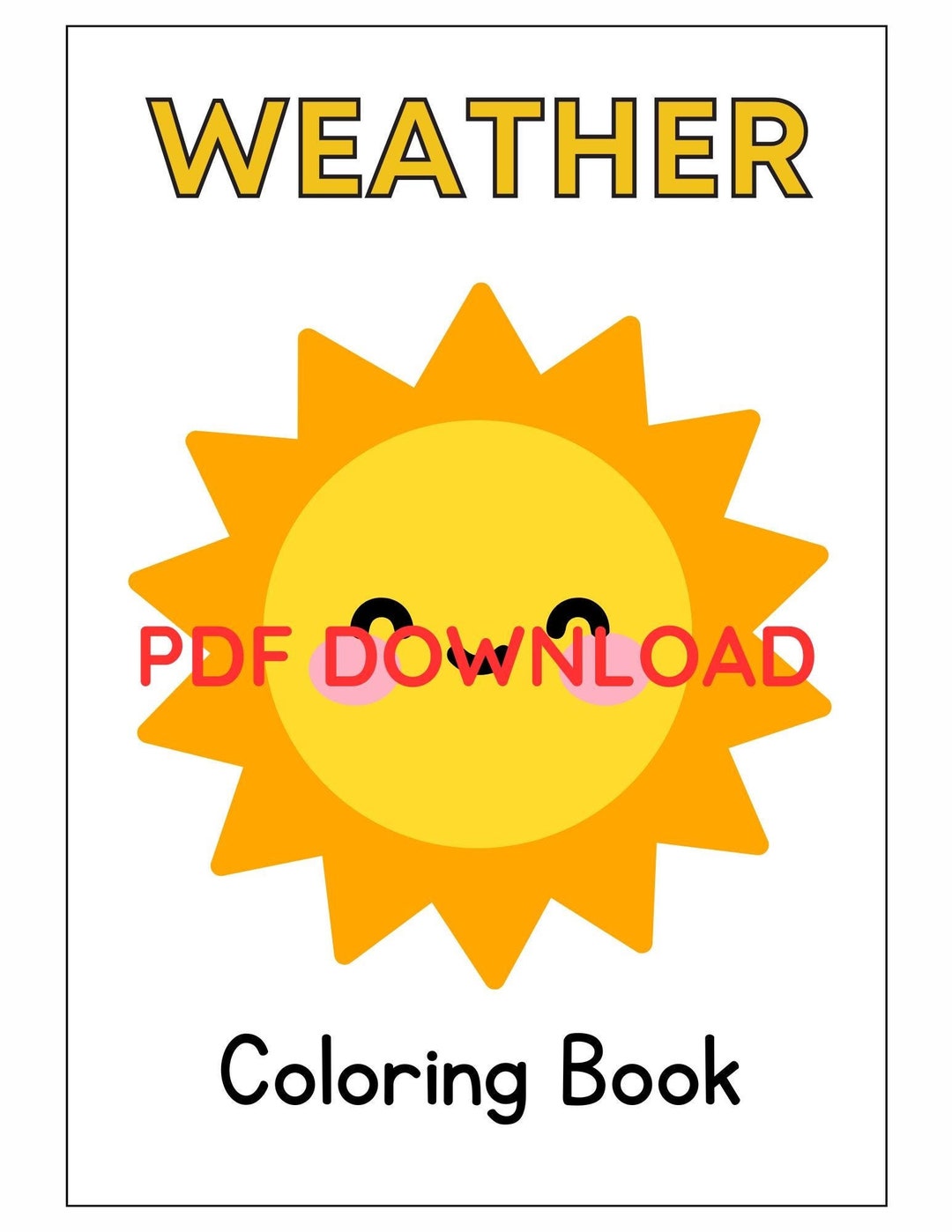 Weather Worksheets, Picture, Word Match, Tracing, Educational, School ...