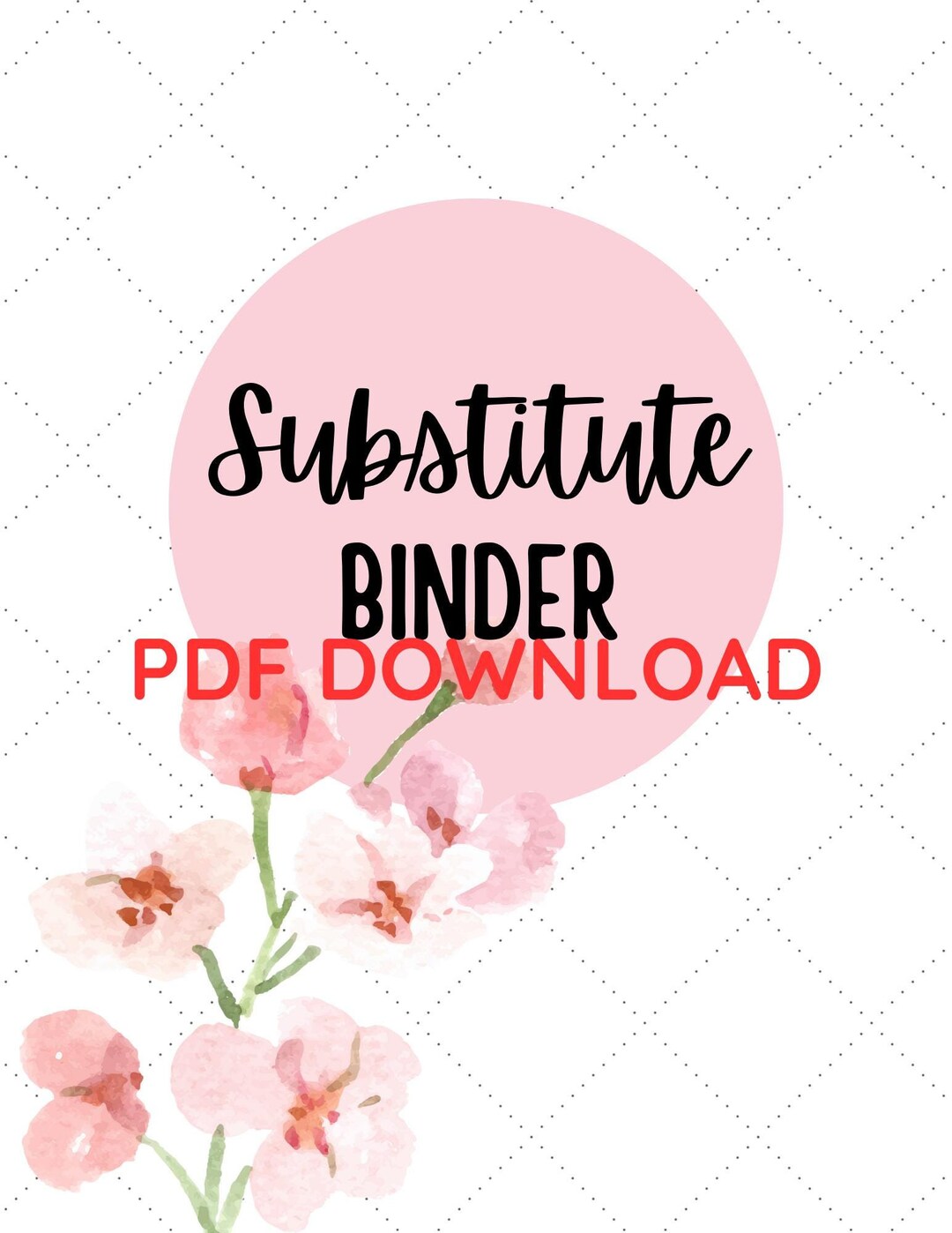 Substitute Teacher Binder, Lesson Plan, Forms, Daycare, Teachers ...