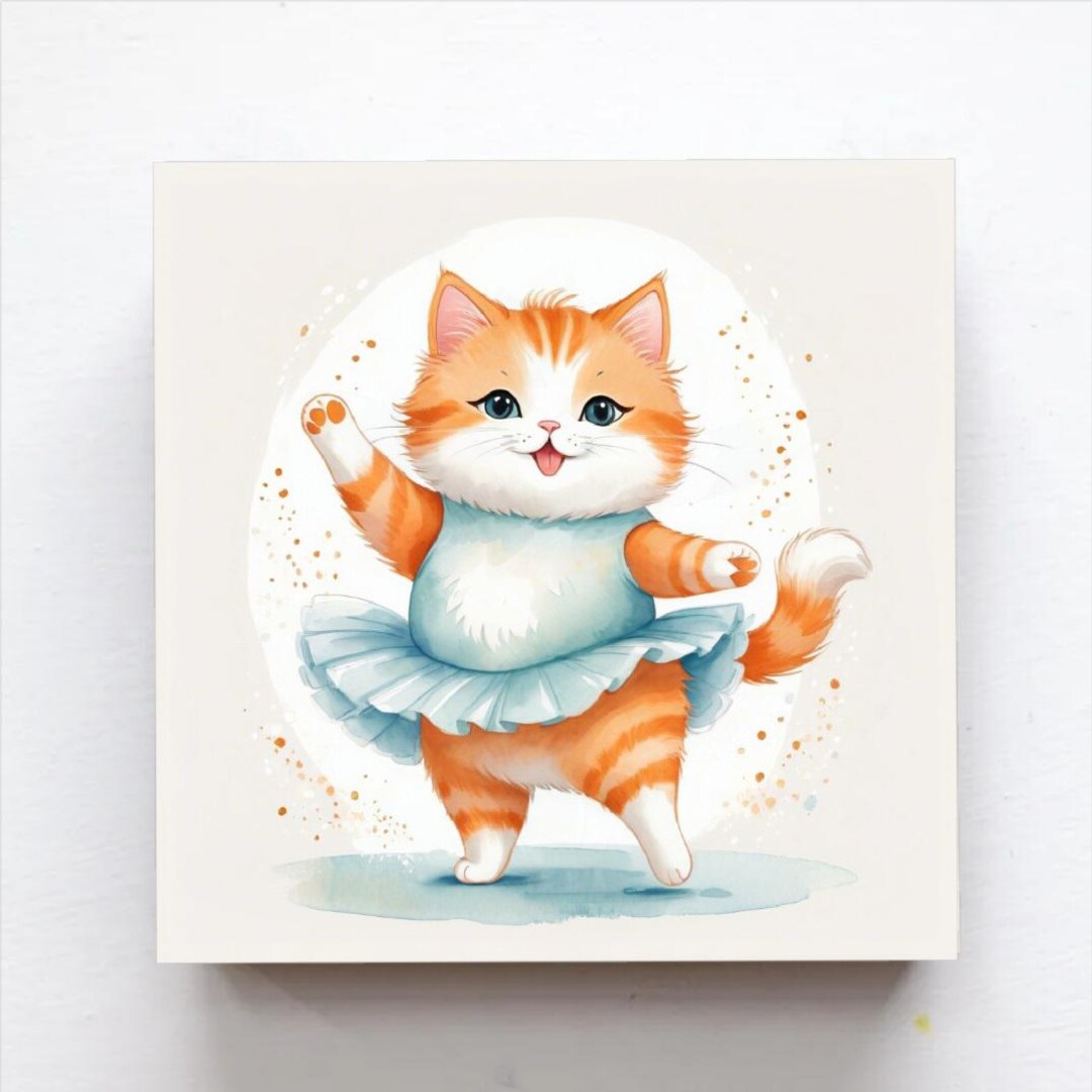 Ballet Dance Kitty Cats - Etsy