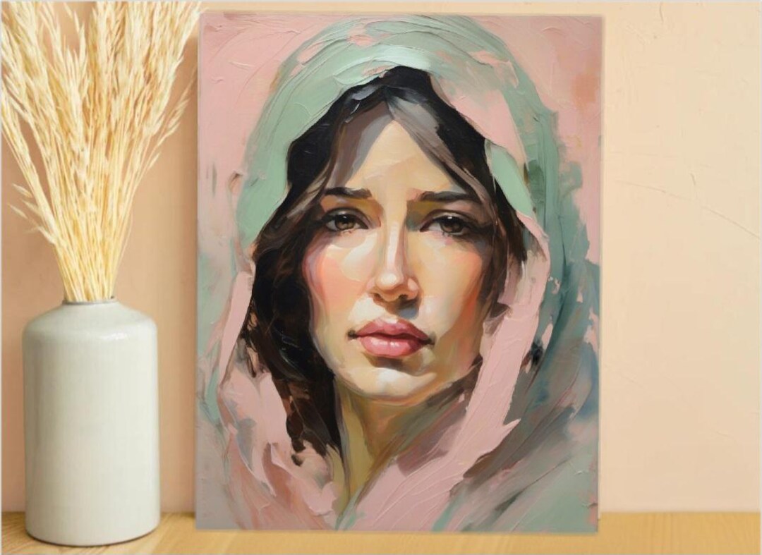 Mary Magdalene - Pastel Colors - Print - Etsy