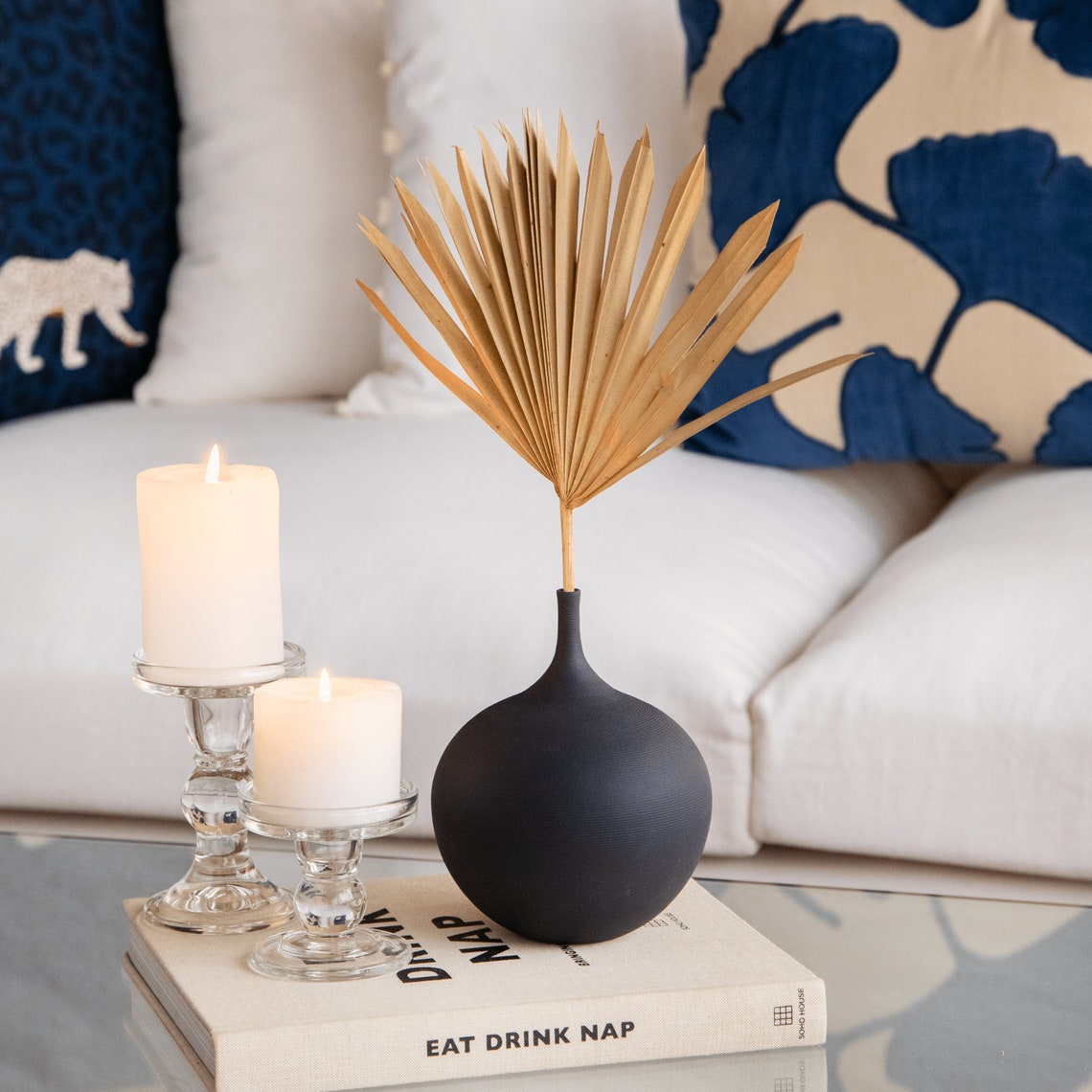 Holy Grail Homes Horizon Vase Ceramic Vase Rustic Vase Tabletop Earthy ...