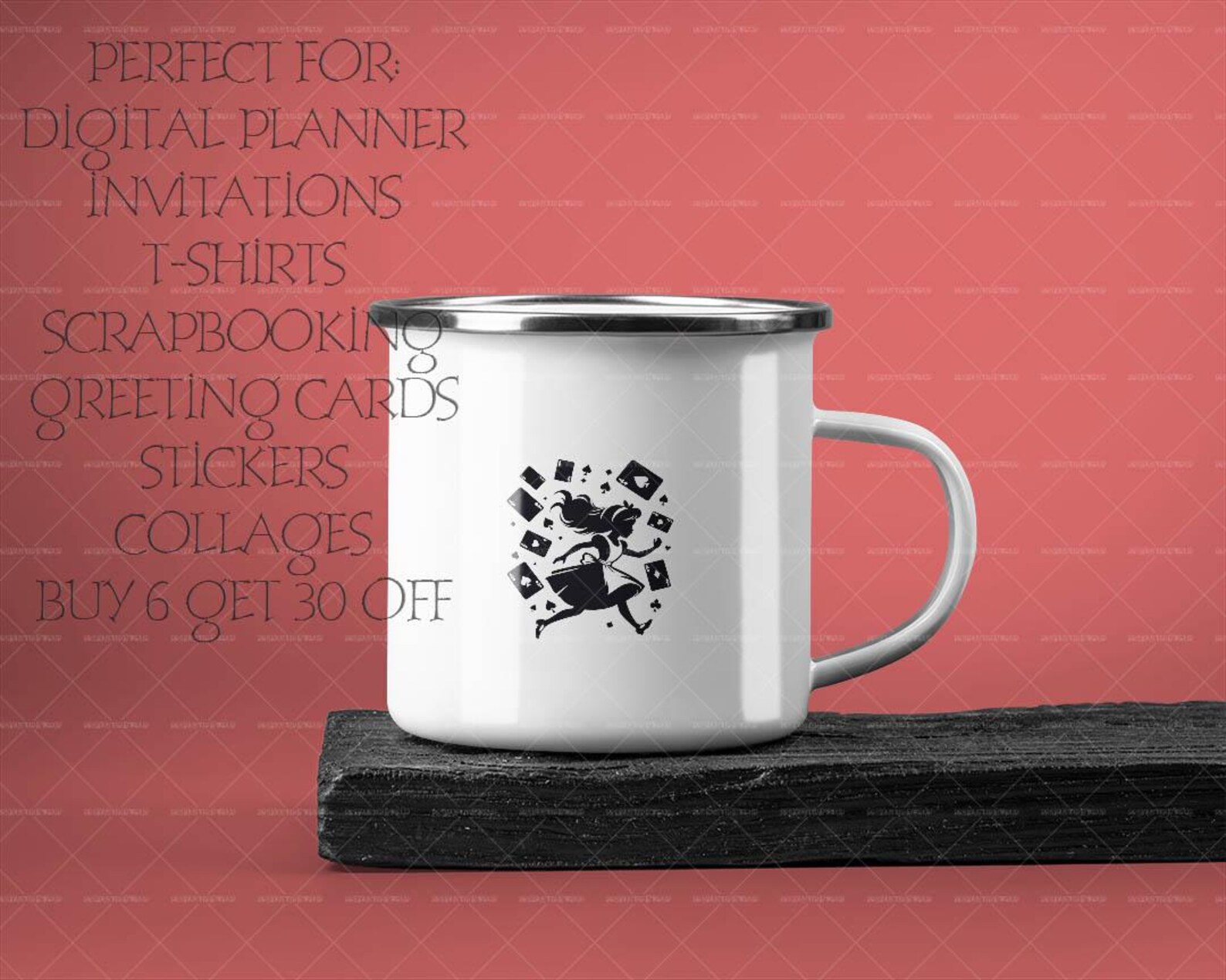 Alice in Wonderland Clipart Bundle: SVG, PNG, EPS Graphics (commercial ...
