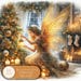 Enchanted Golden Christmas Tree Fairy Clipart Set – 15 PNG Designs for ...