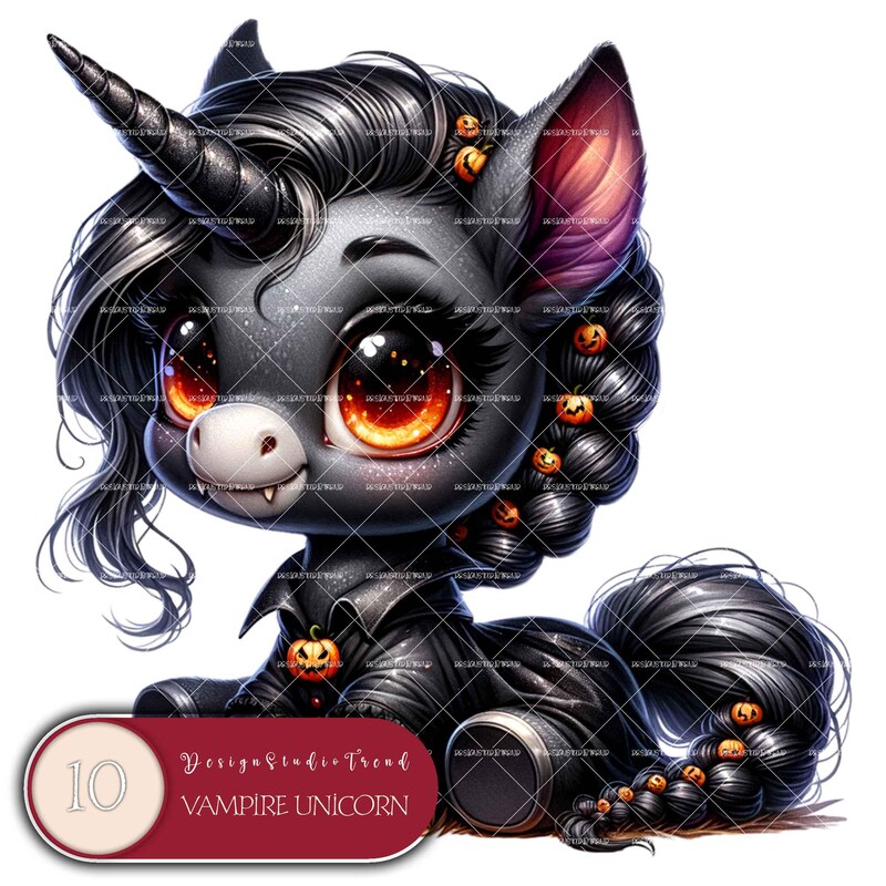 Vampire Unicorn - Etsy