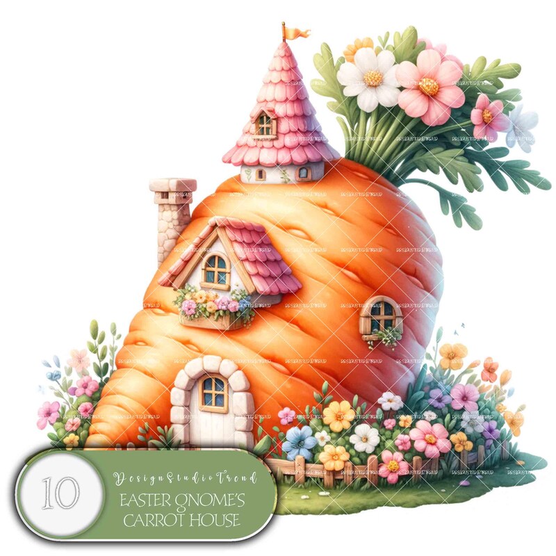 The Carrot House - Etsy