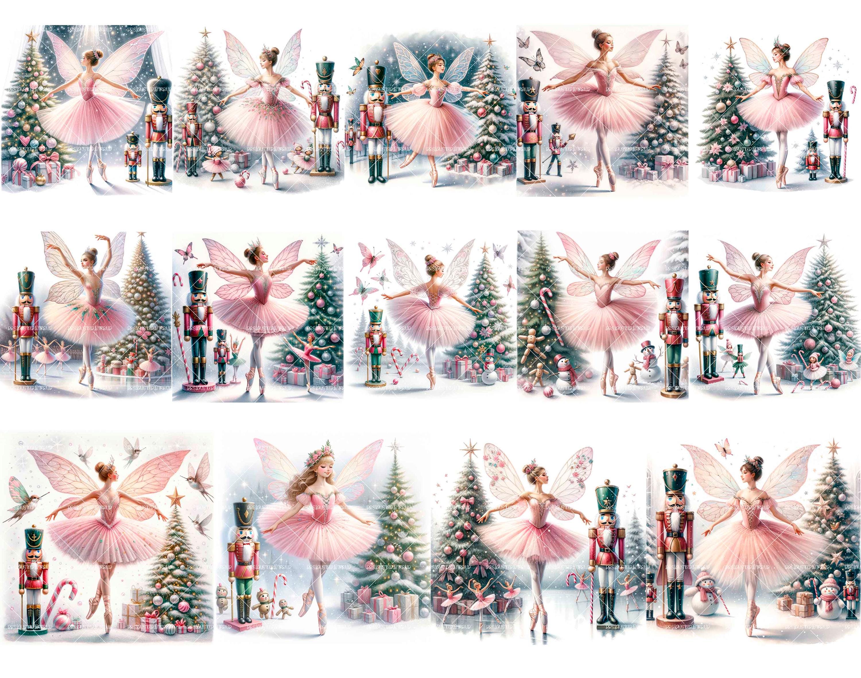 Enchanted Nutcracker Ballet Clipart - 14 Magical Watercolor PNG Images ...