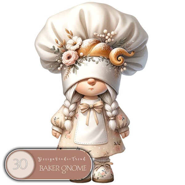 Gnome Baker - Etsy