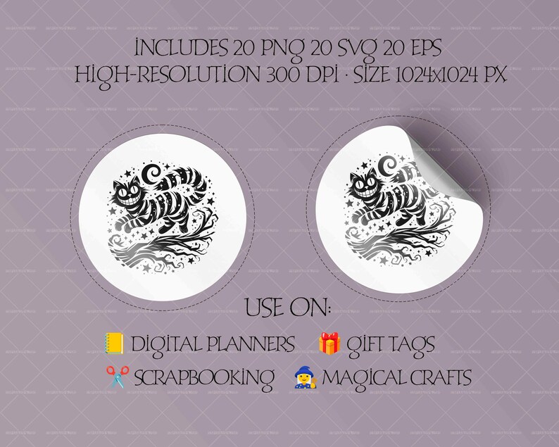 Alice in Wonderland Clipart Bundle: SVG, PNG, EPS Graphics (commercial ...