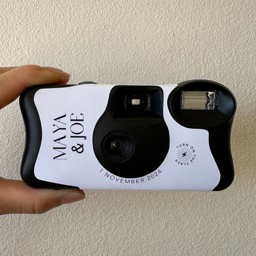 Wrap Only - 2x Custom Basic Black & White Kodak Camera Wrap Cover for ...