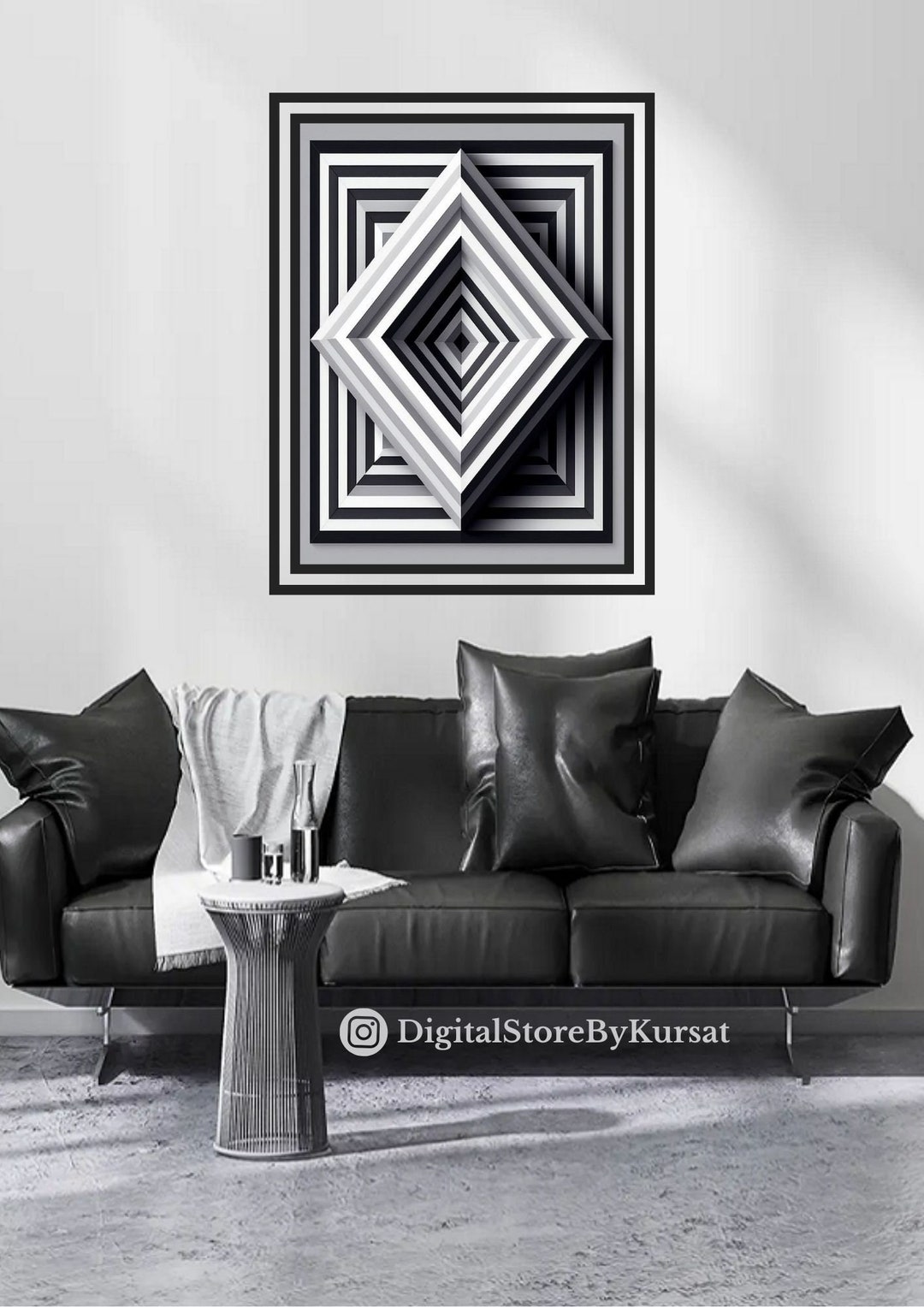 Geometrical Shapes Printable Digital Art, Digital Download ...