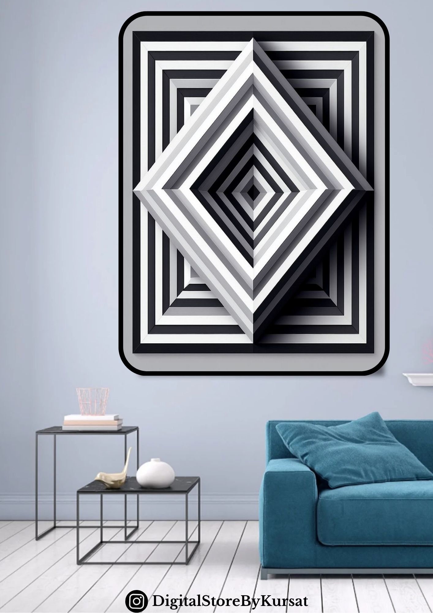 Geometrical Shapes Printable Digital Art, Digital Download ...