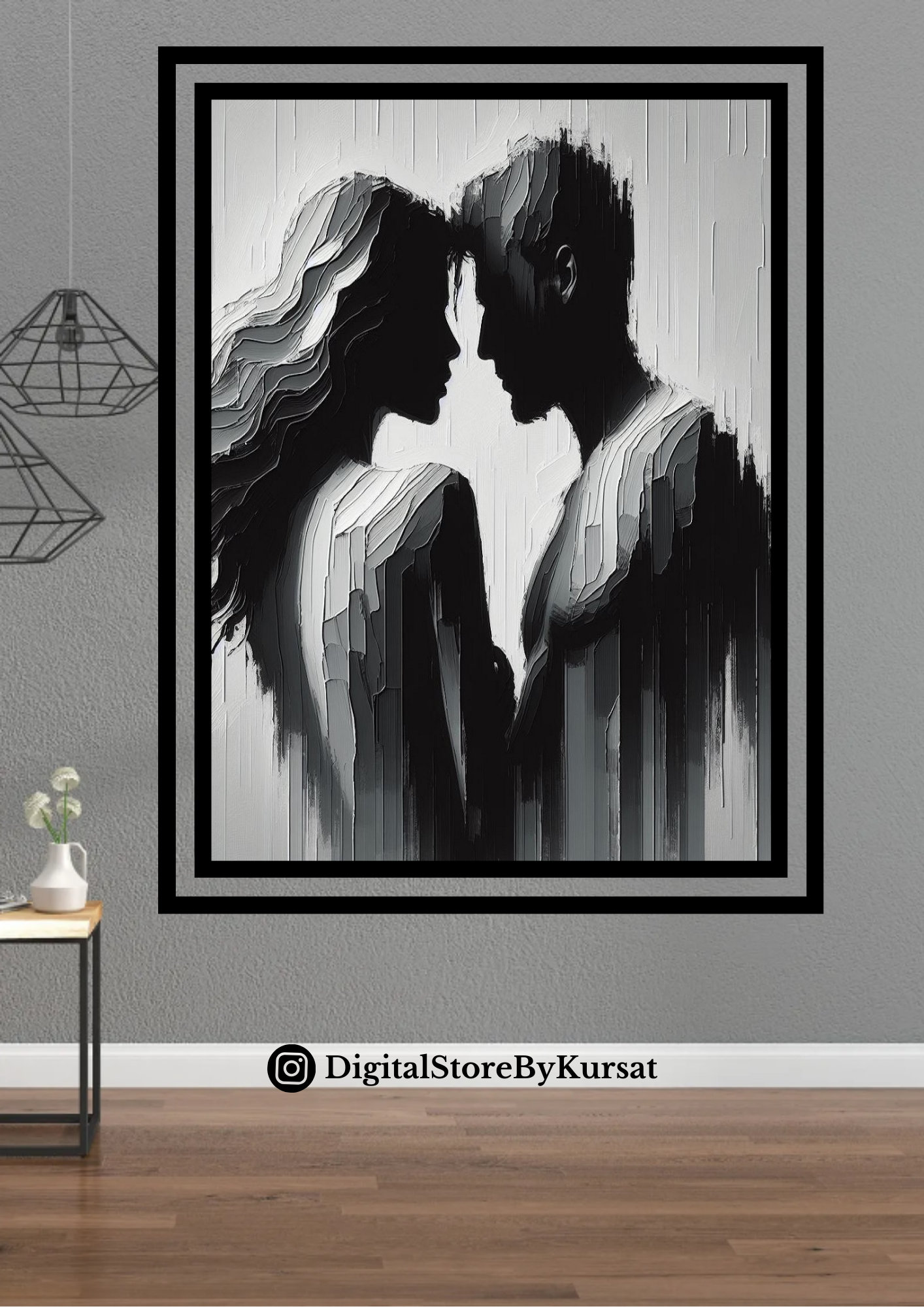 Eternal Love Printable Digital Art, Printable Wall Art, Valentine's Day ...