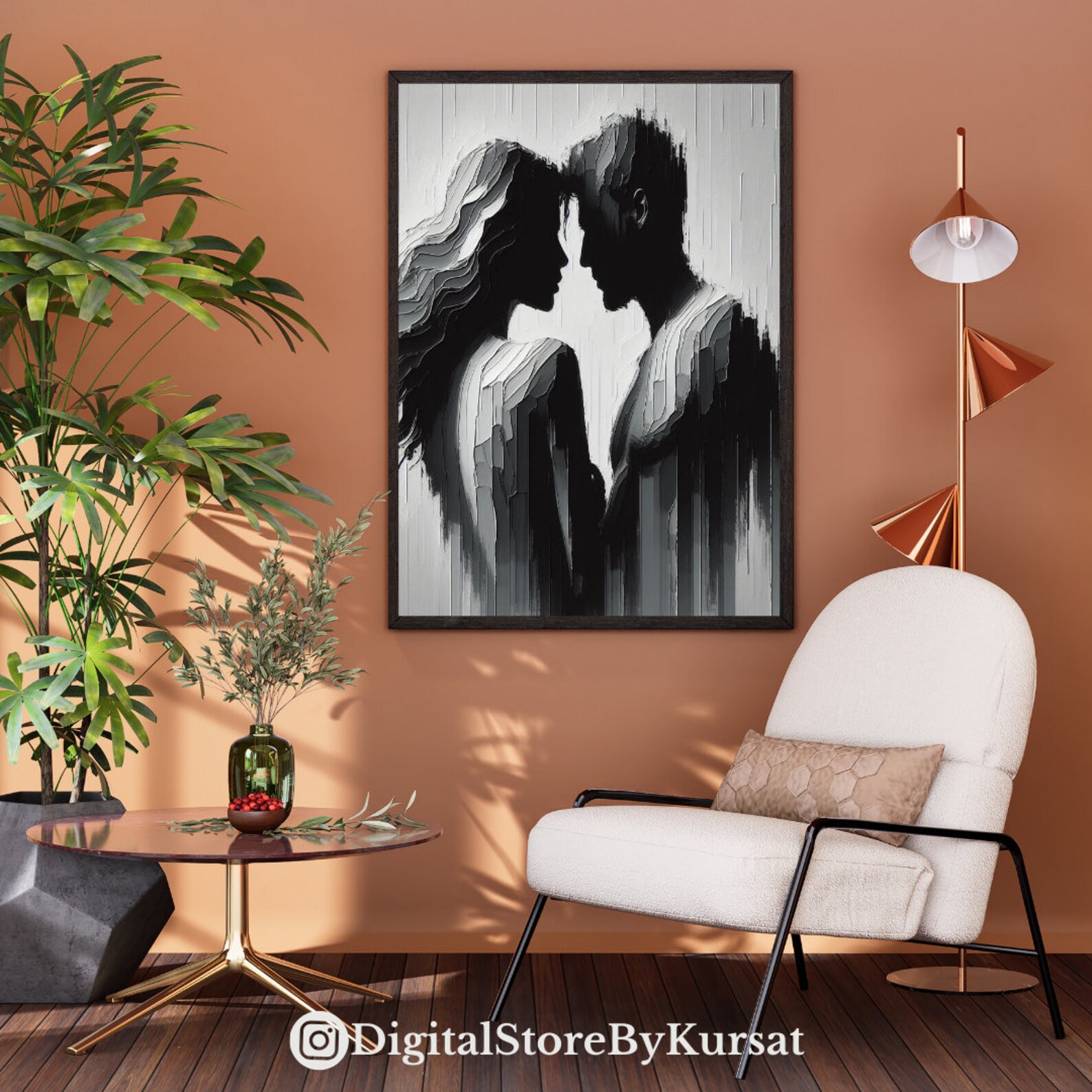 Eternal Love Printable Digital Art, Printable Wall Art, Valentine's Day ...