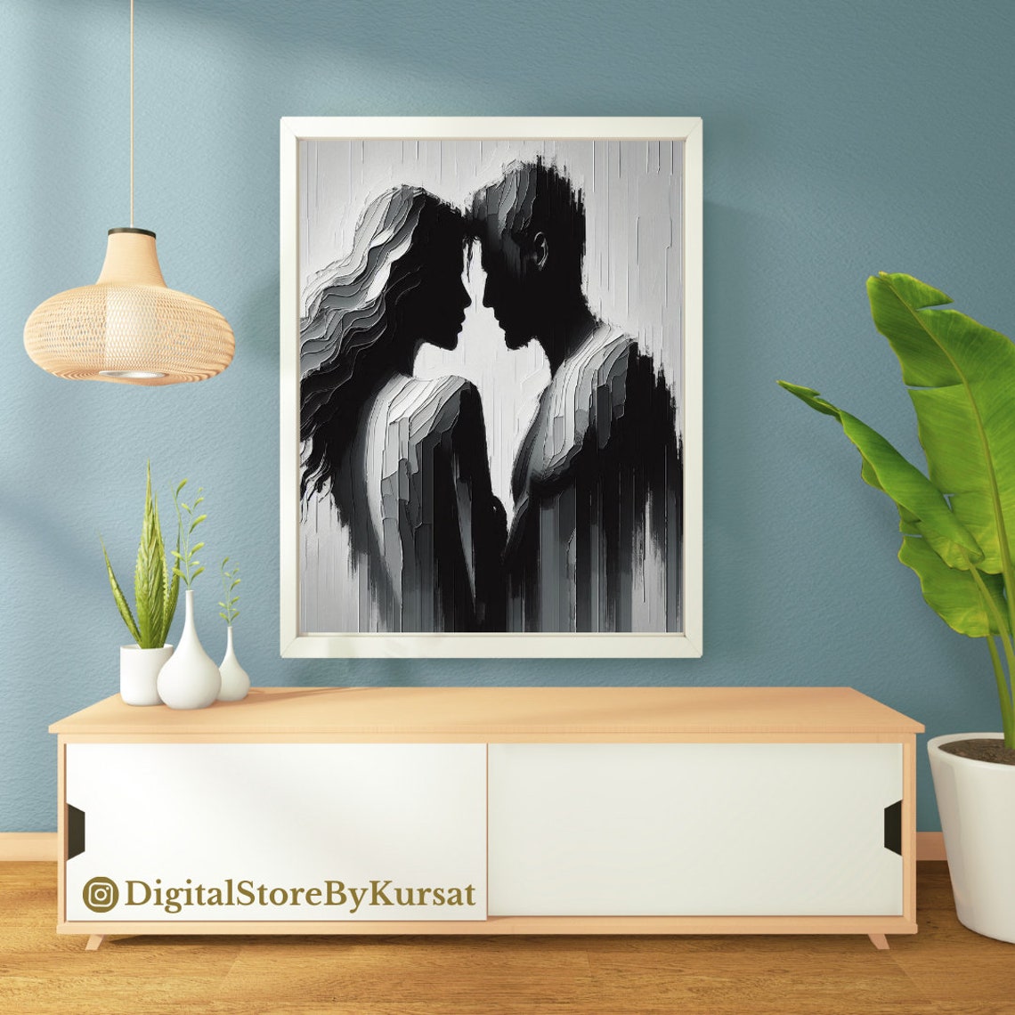 Eternal Love Printable Digital Art, Printable Wall Art, Valentine's Day ...