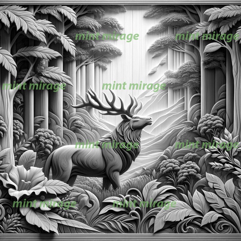 Laser Burn Engrave PNG, 3D Illusion Image Photo, Laser Ready Design ...