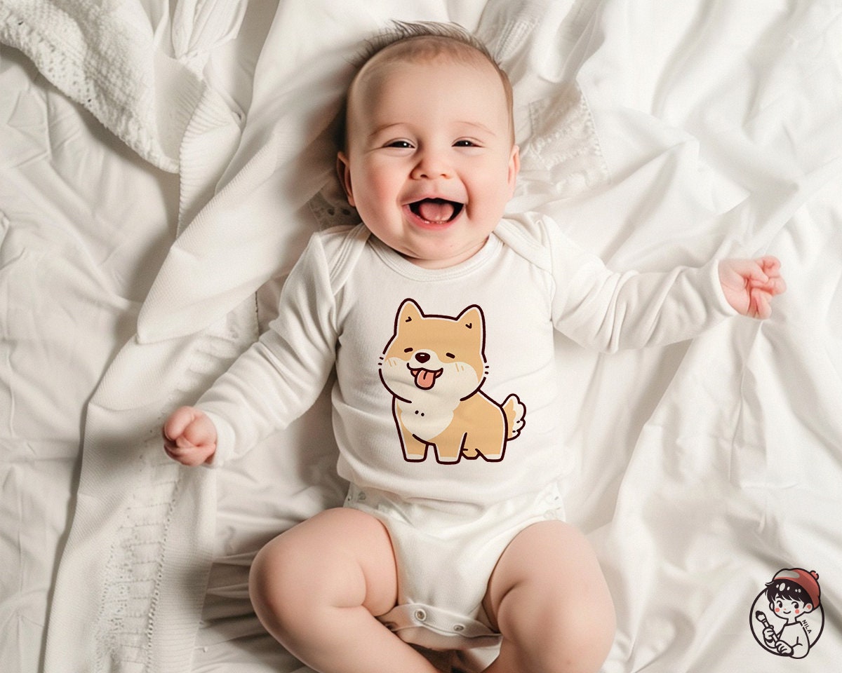 Kawaii Dog Clipart, Cute Dog PNG, Printable, Stickers, Vector ...