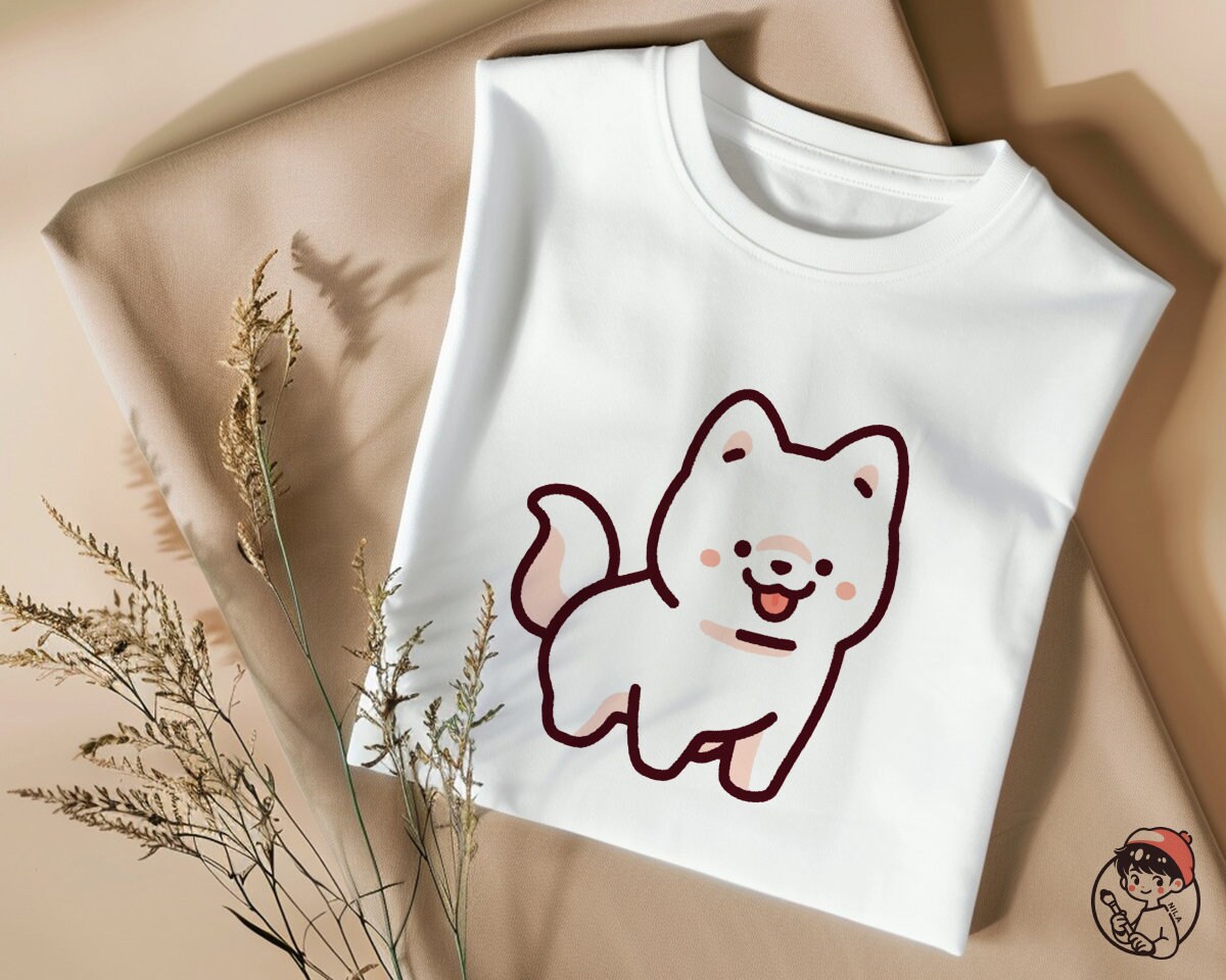 Kawaii Dog Clipart, Cute Dog PNG, Printable, Stickers, Vector ...