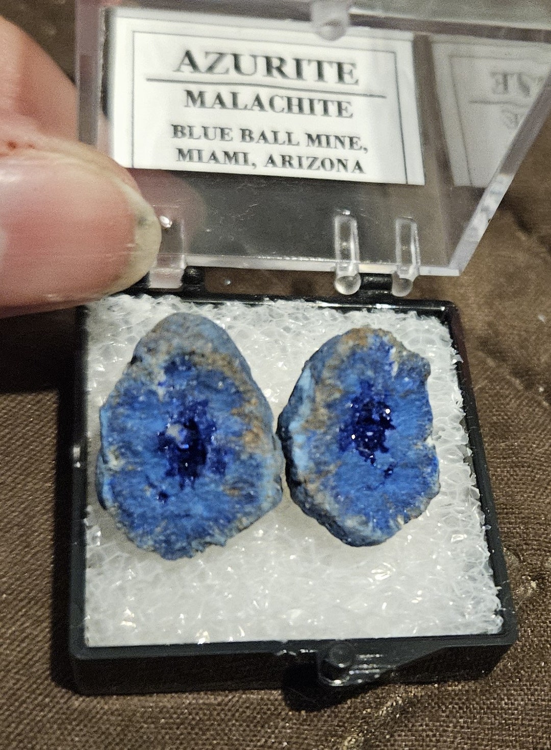 Azurite/malachite 'blueberry' Specimens - Etsy