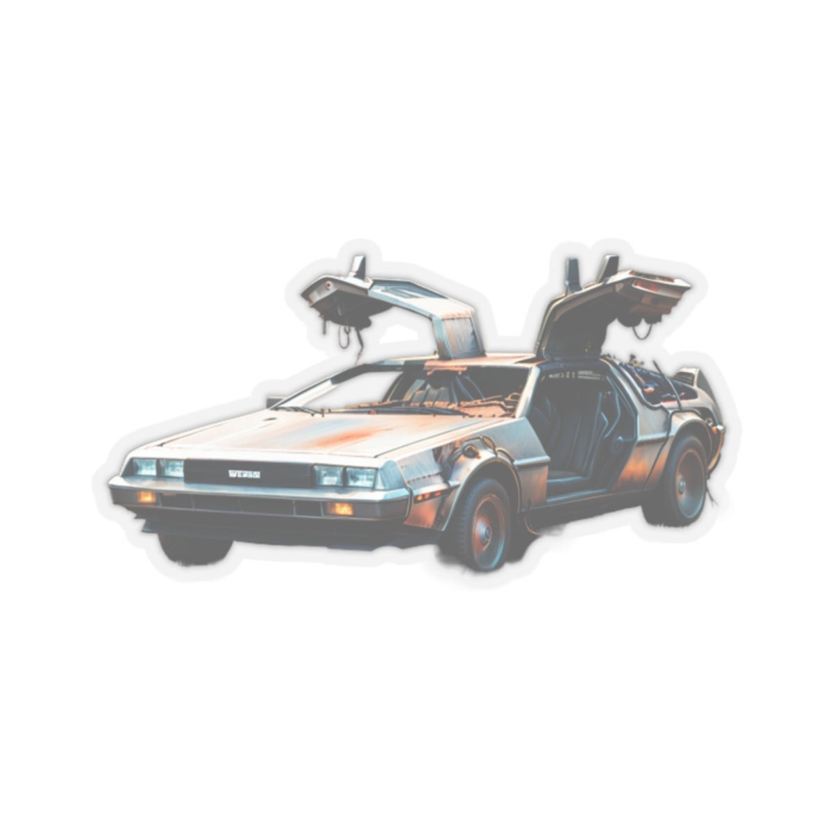 Delorean Time Machine Delorean Time Travel Back to the Future Outta ...