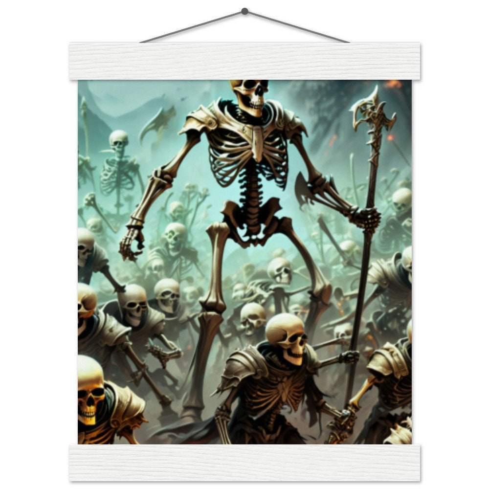 Skeleton Army Wall Art - Etsy