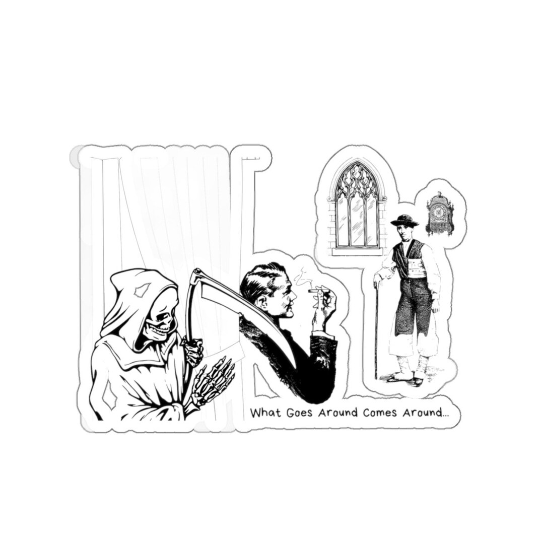 Grim Reaper Stickers for Books Stickers for Laptop Stickers for ...