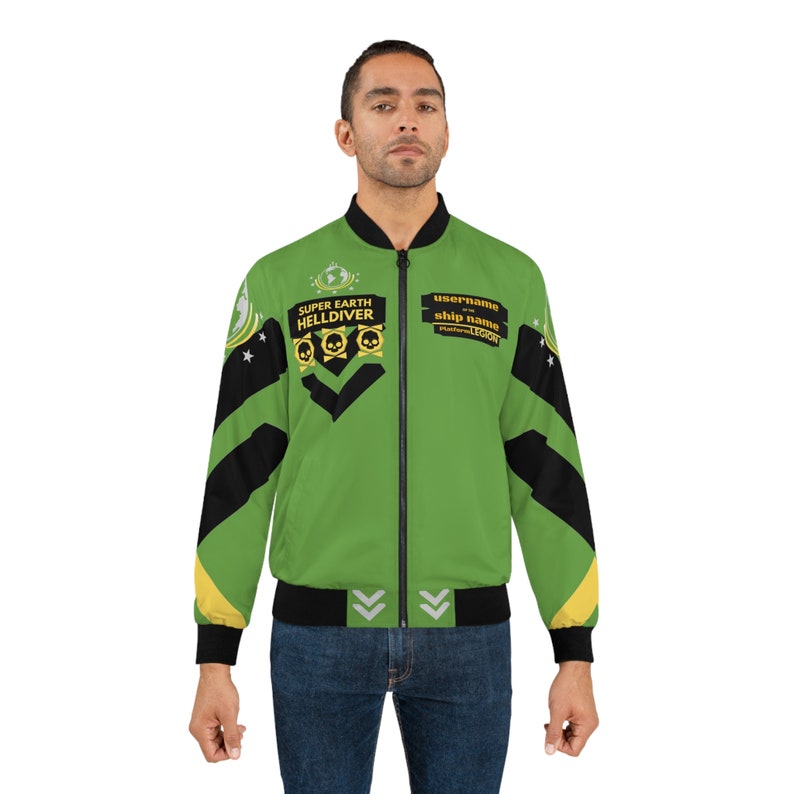 Helldivers 2 Personalized Malevelon Creek Veteran Player Bomber Jacket ...