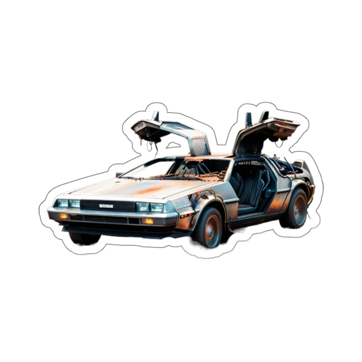Delorean Time Machine Delorean Time Travel Back to the Future Outta ...