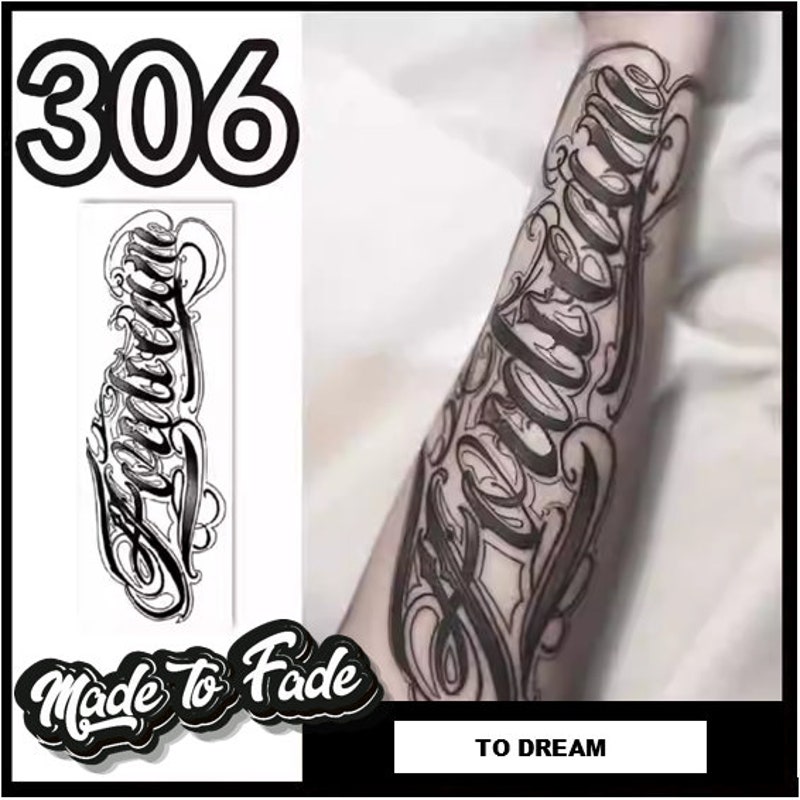 Tattoo Lettering - Etsy