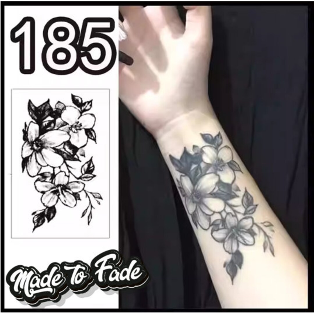 Clavicle Hand Suhua Female Waterproof Flower Tattoo - Etsy