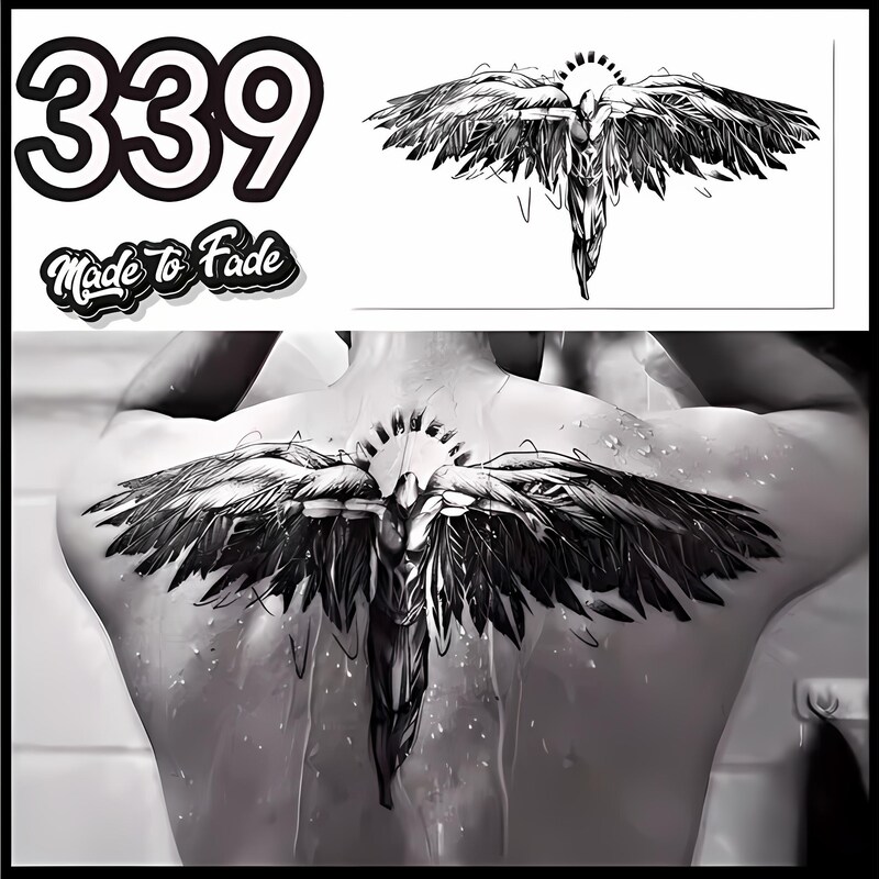 Large Temporary Tattoo - Etsy