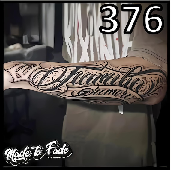 Cursive Tattoo Script Personalized Script & Calligraphy Tattoos At