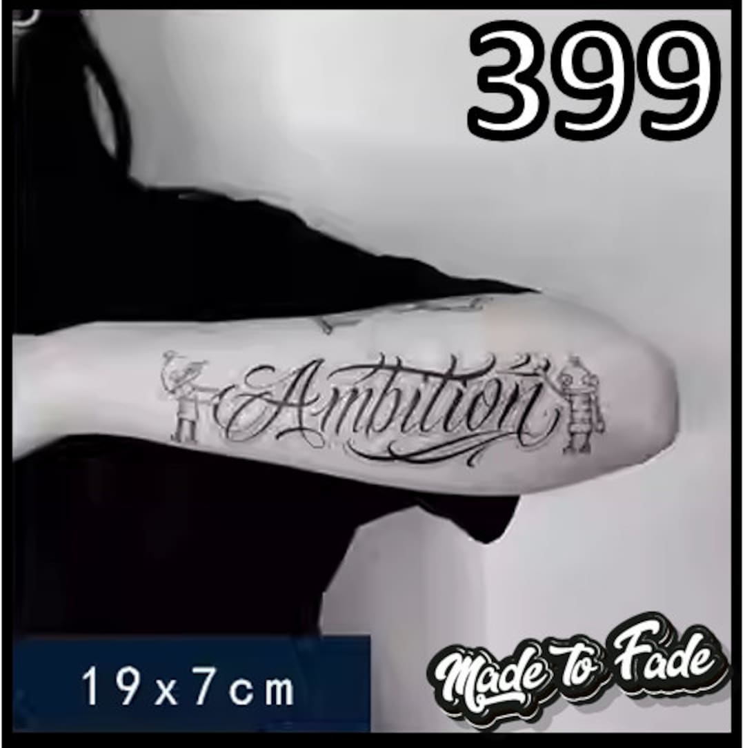 Ambition Arm Tattoo - Etsy