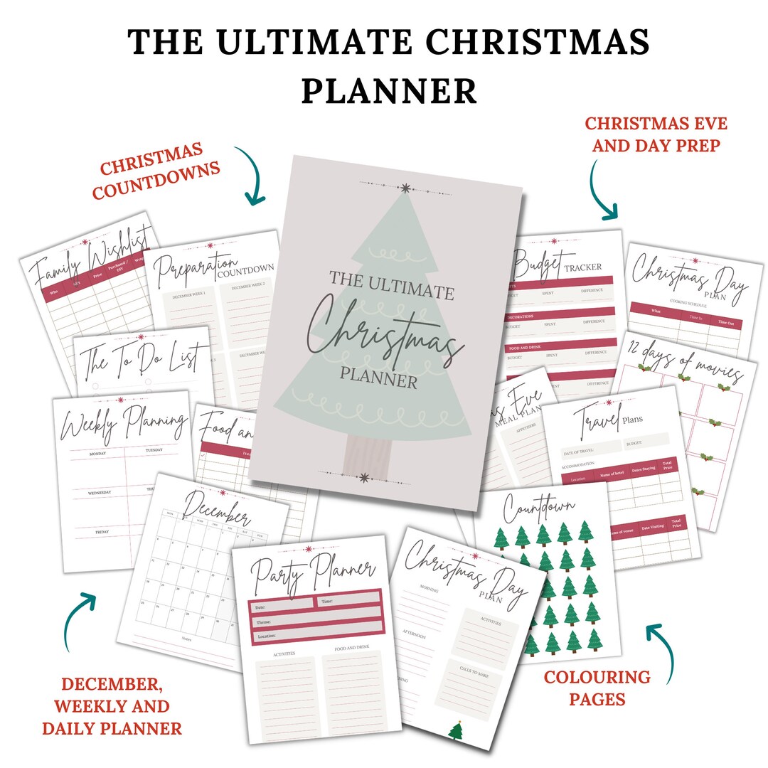 The Ultimate Christmas Planner - Etsy