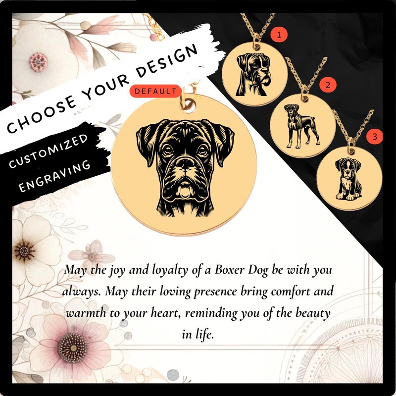 Boxer Dog Jewelry - Etsy UK