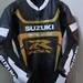 SUZUKI GSXR Motorcycle Racing Leather Suit - Black & Gold Edition ...