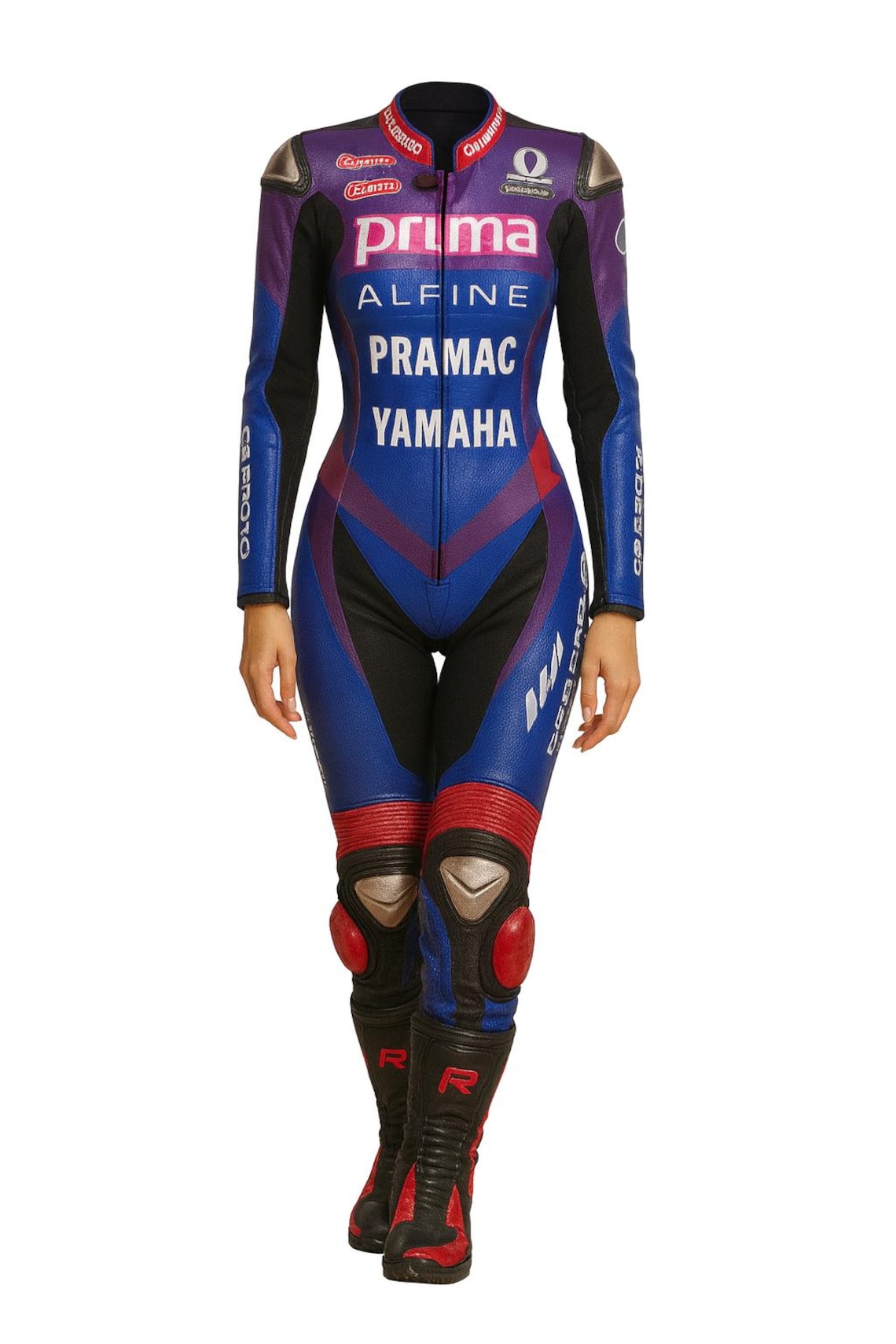 Custom Women's Leather Motorcycle Racing Suit – Ce-approved Protective ...