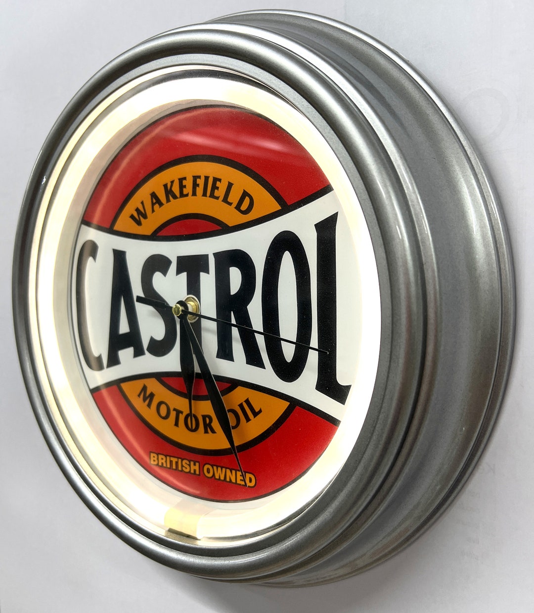 LED Wall Clock Petrol Gas Service Station Garage Sign - Etsy
