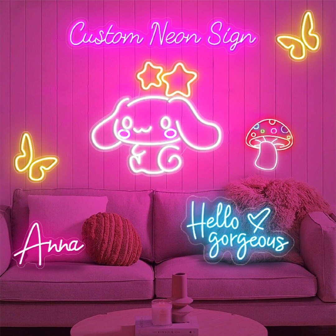 Custom Neon Sign Wedding Decor Neon Wedding Sign Wall Decor Name Neon ...