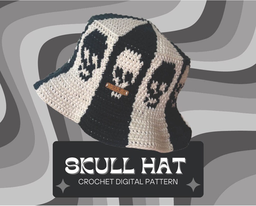 Skull Bucket Hat **CROCHET PATTERN** - Etsy