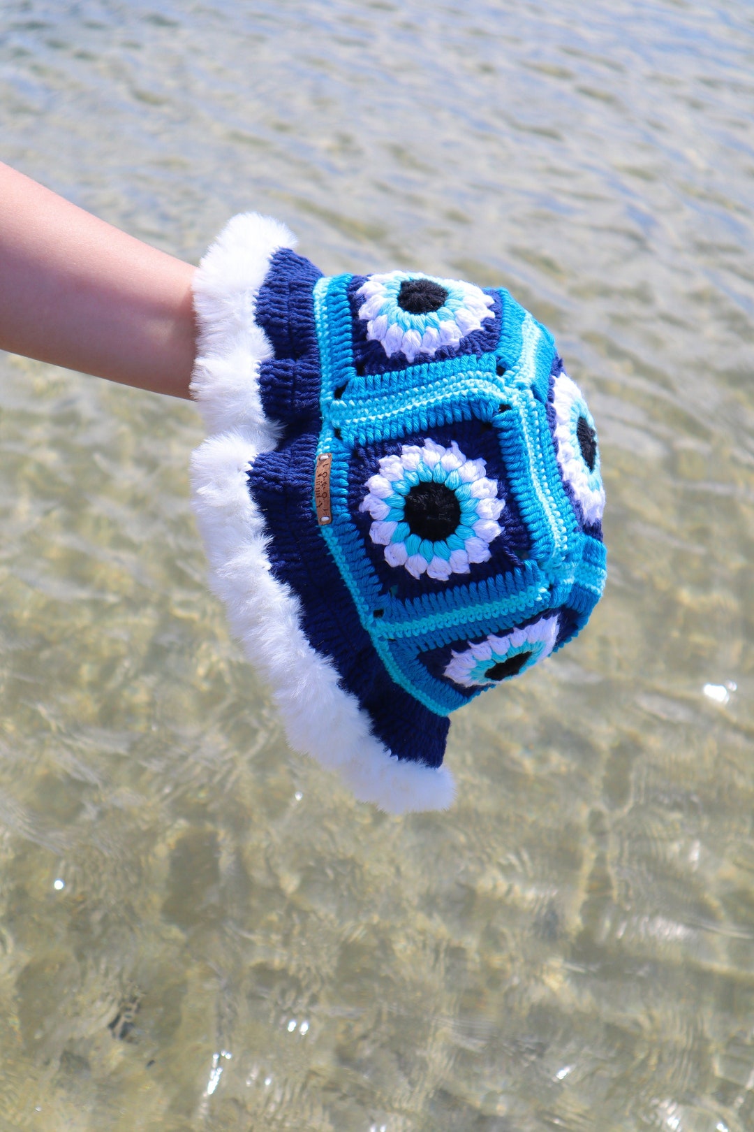 Evil Eye Crochet Bucket Hat - Etsy