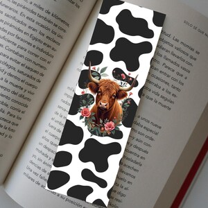Highlands Cows Bookmark Set | Printable Farm Animal Bookmarks | Rustic ...