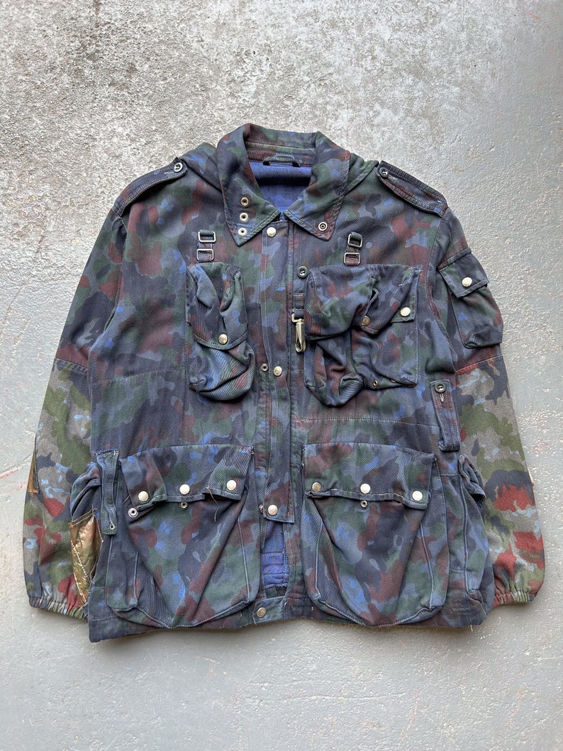 Vintage Military Camo Utility Jacket - Etsy