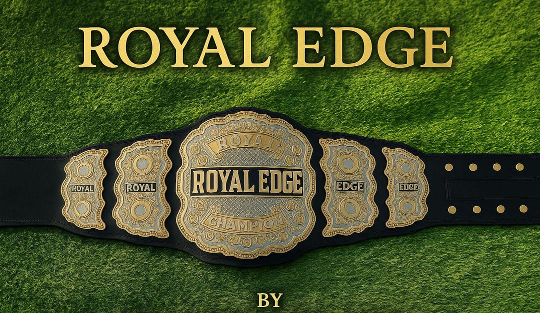 Handmade Royal Edge Champion Wrestling Belt: Leather Display Belt - Etsy