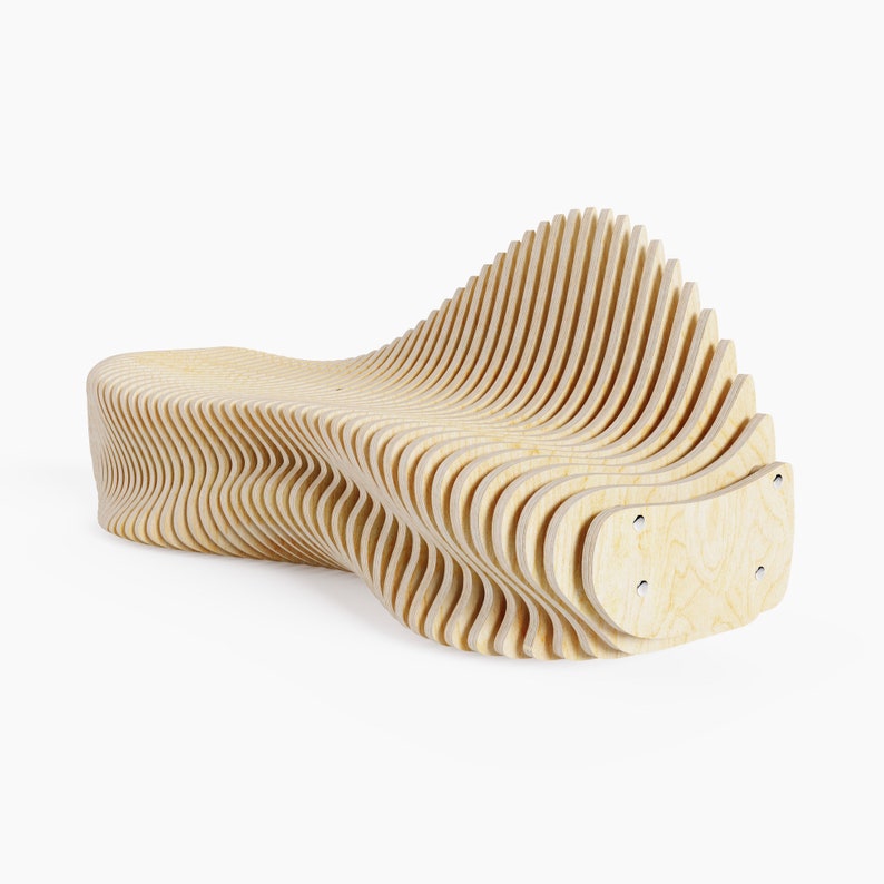 Parametric Bench Plywood Furniture CNC Files for Cutting Wood Design ...