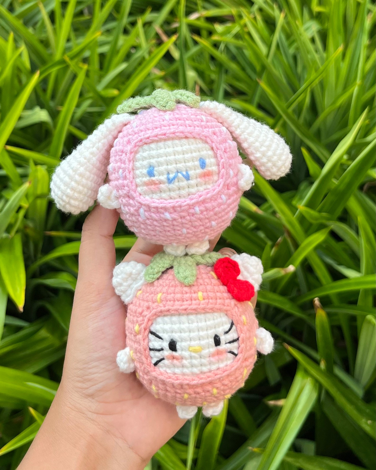 5 in 1 Strawberry Plushies Crochet Pattern - Etsy