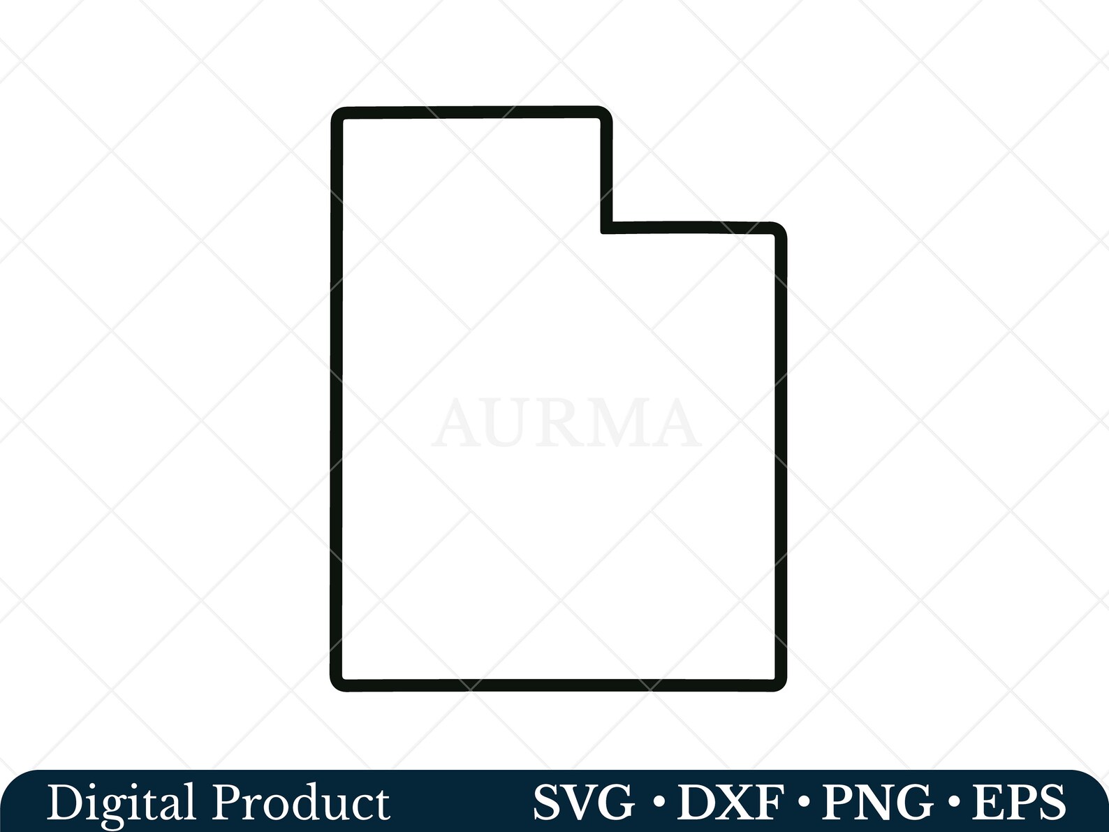 Utah State Svg, Utah Png, Outline Utah Map, Patriotic Svg, Cut File, US ...