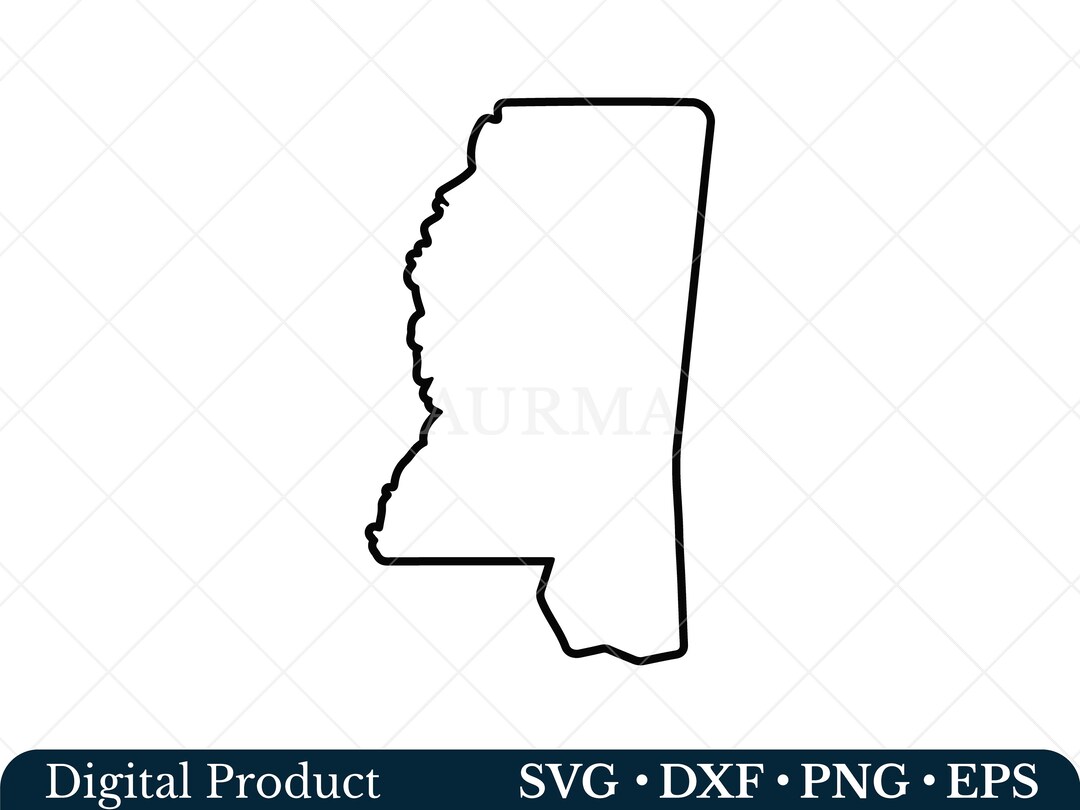 Mississippi State Svg, Mississippi Png, Patriotic Svg, Cut File, US ...