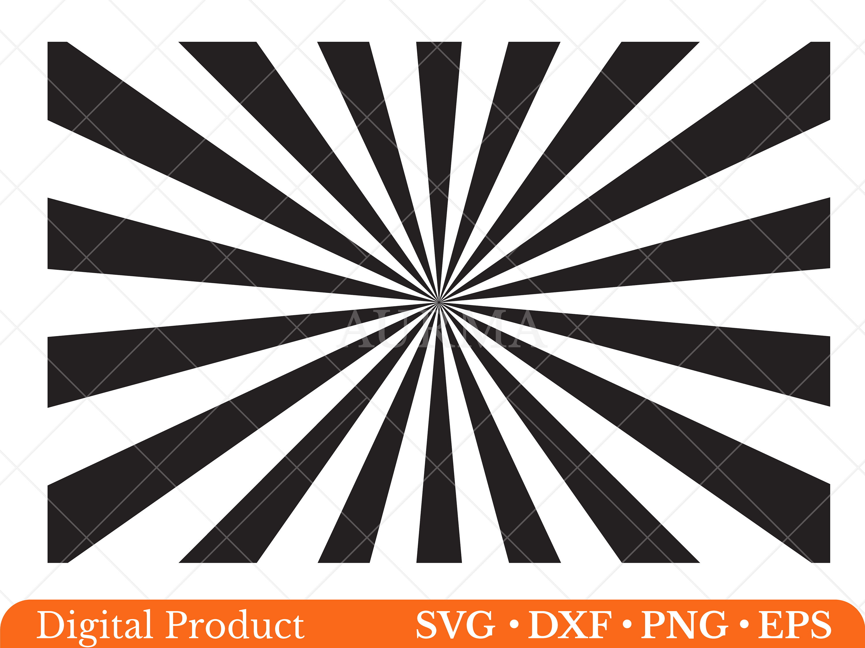 Sunburst Svg, Retro Sunbeam Pattern, Sun Rays Svg, Sunbeam Svg, Ray Stripes, Svg Files for ...