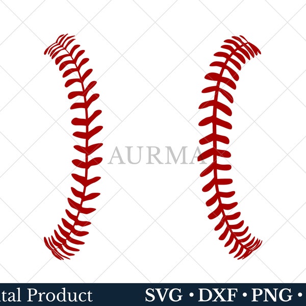 Softball Laces Svg - Etsy