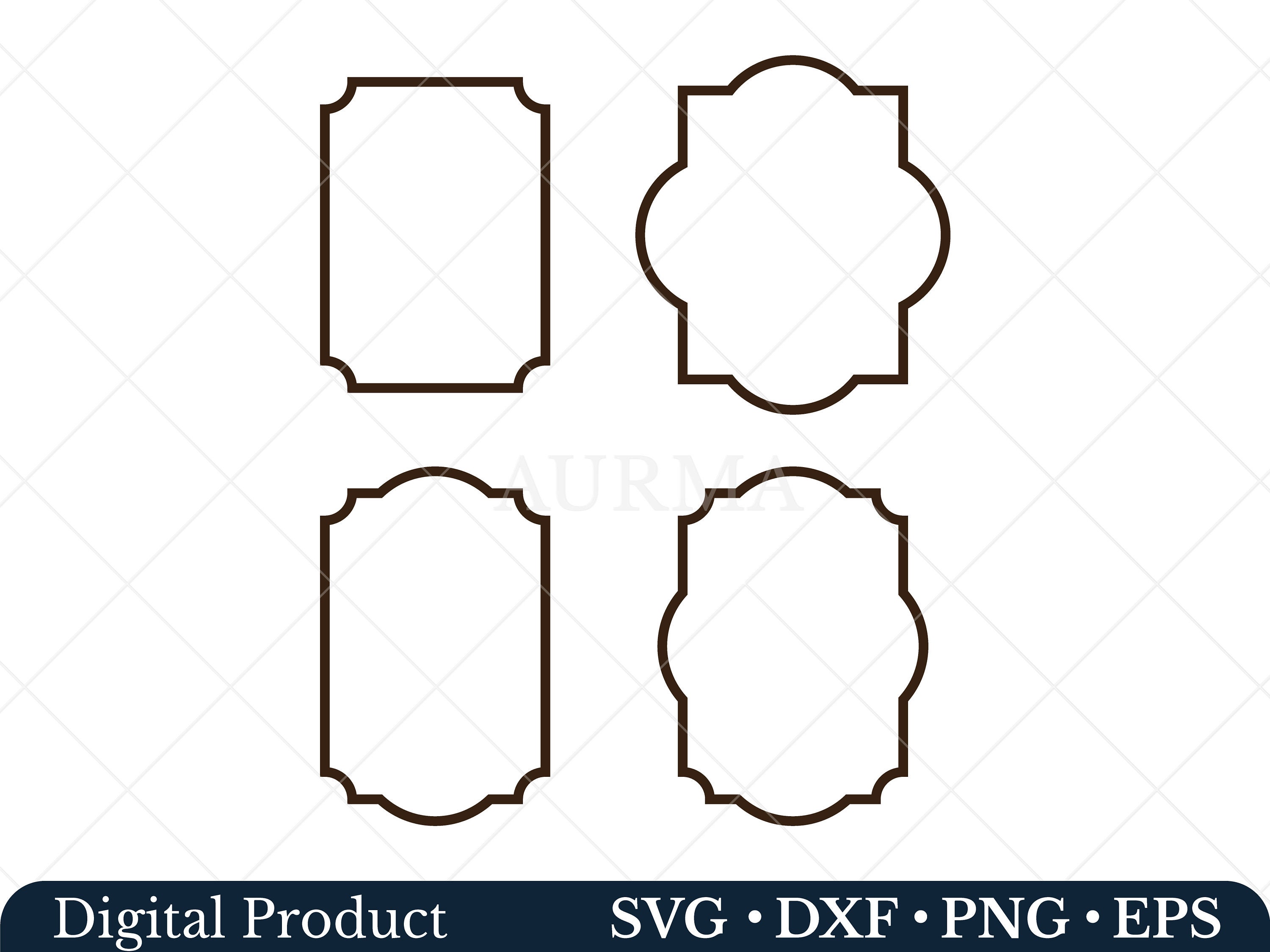 Vintage Frame Svg, Retro Border Svg, Classic Frame Svg, Vertical Frame ...